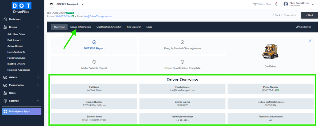 Quick Start Guide for DOTDriverFiles.com – DOTDriverfiles KnowledgeBase