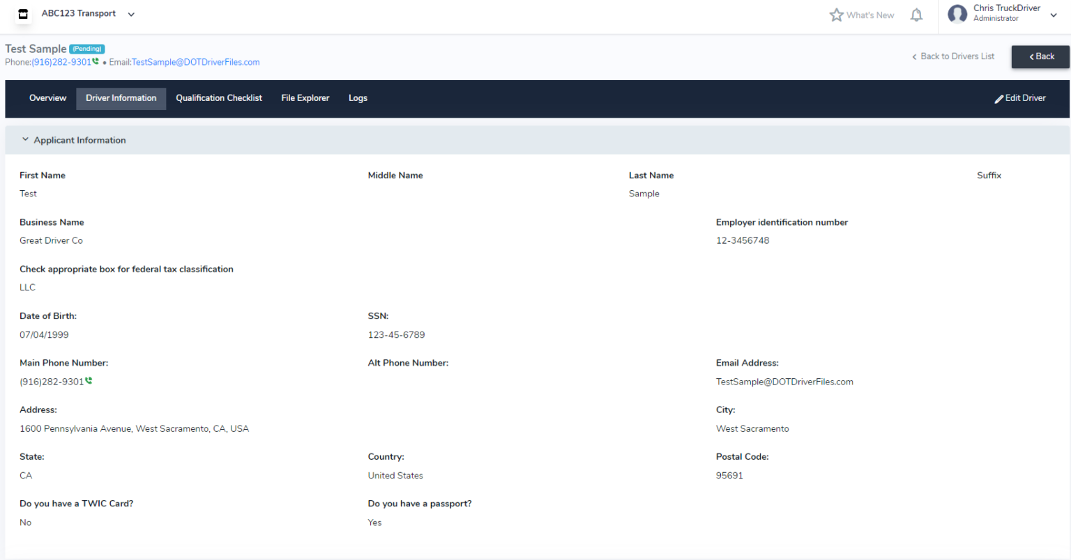 Quick Start Guide for DOTDriverFiles.com – DOTDriverfiles KnowledgeBase