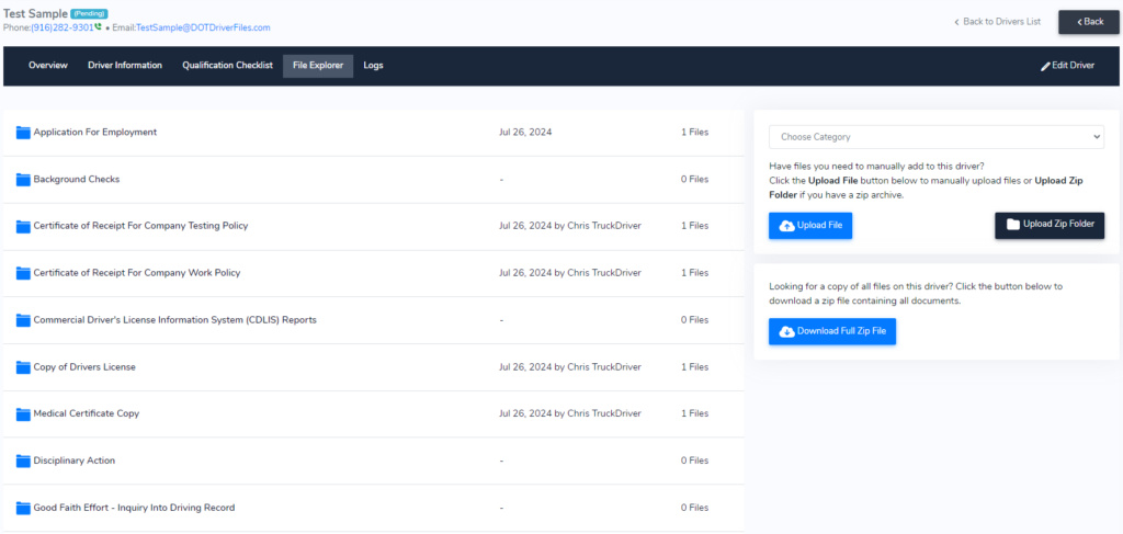 Quick Start Guide for DOTDriverFiles.com – DOTDriverfiles KnowledgeBase